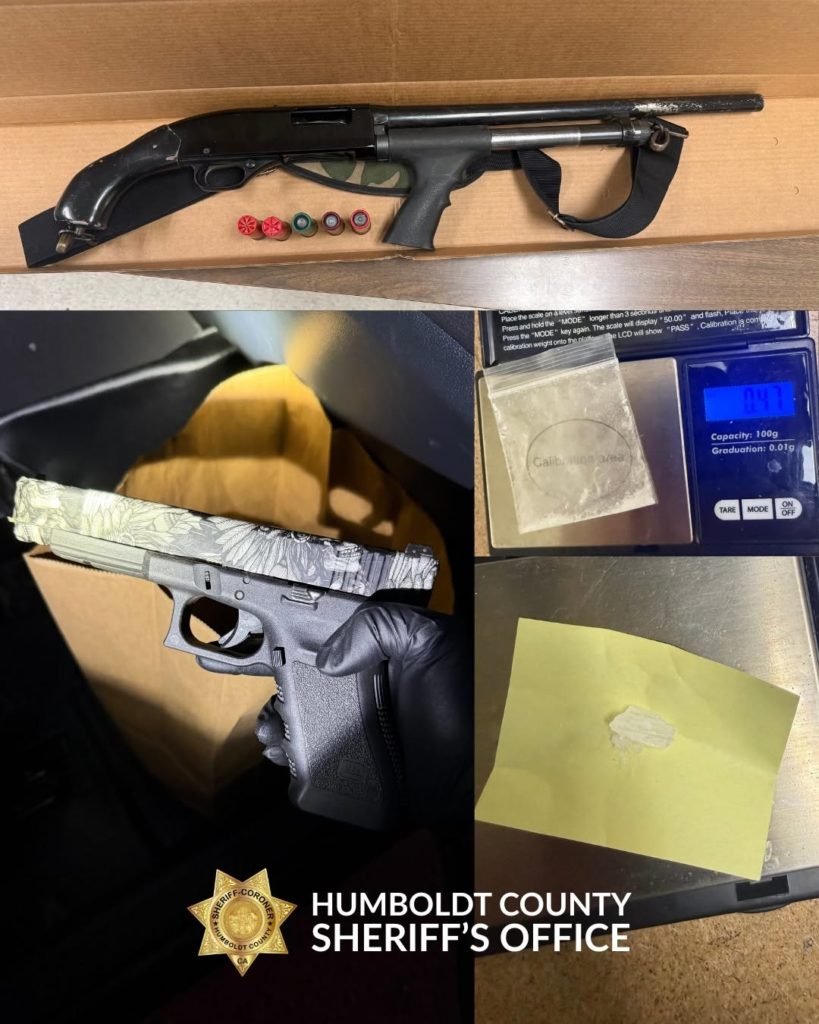 Humboldt County Deputies Seize Loaded Guns, Narcotics During Traffic ...